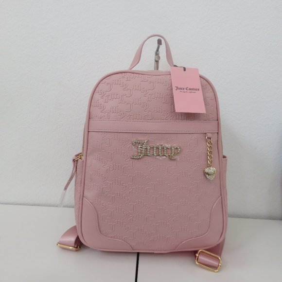 Juicy Couture | Bags | Juicy Couture Pink Diamond Backpack | Poshmark